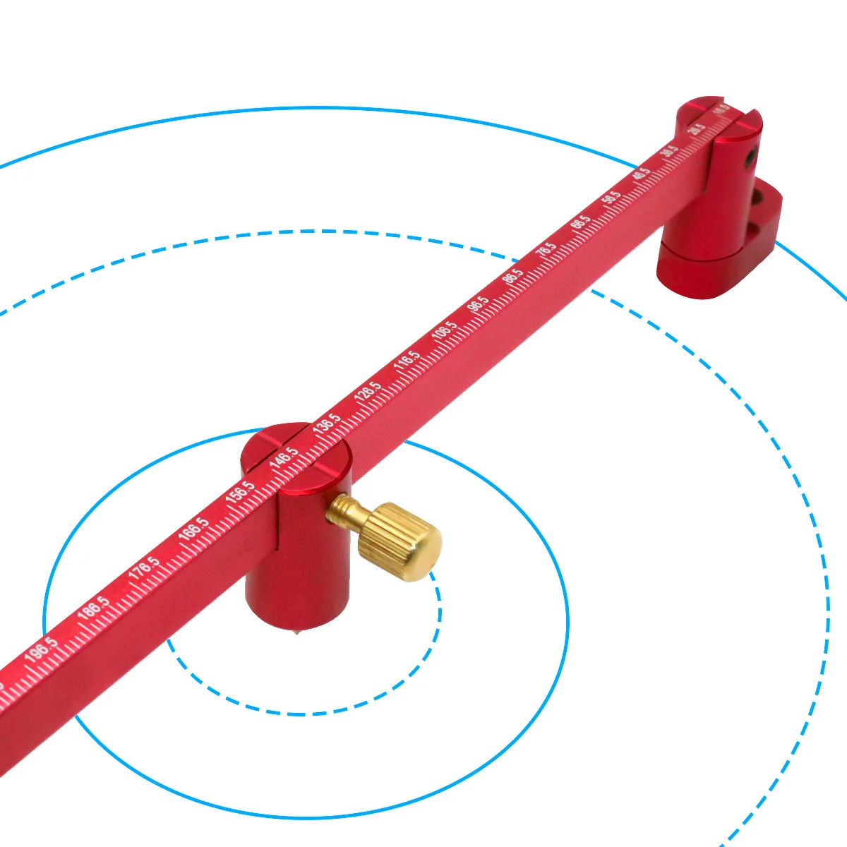 Regla-circular-de-dibujo-ajustable-de-300mm-buscador-de-centro-de ...