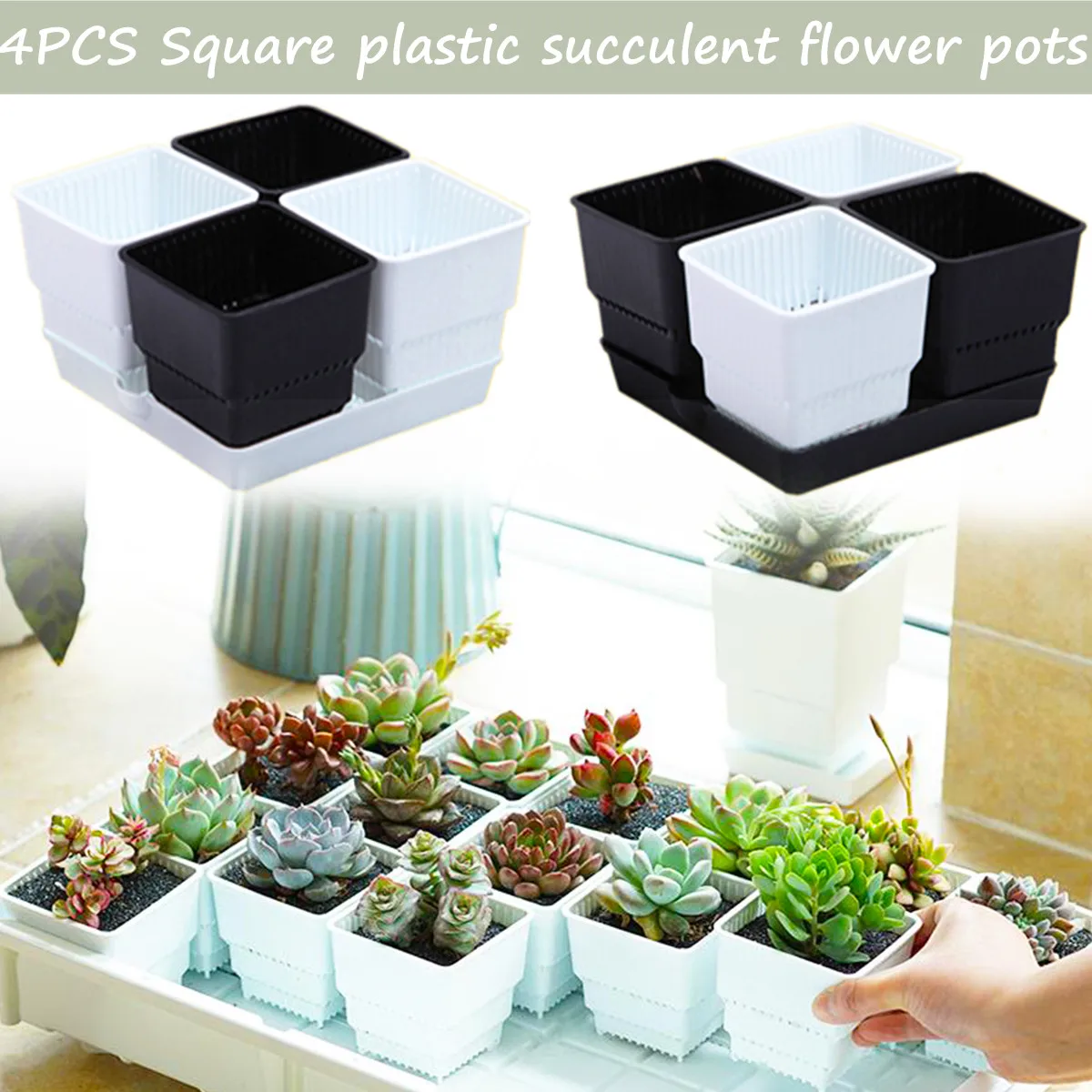 Flower Pots For Drain Trays
