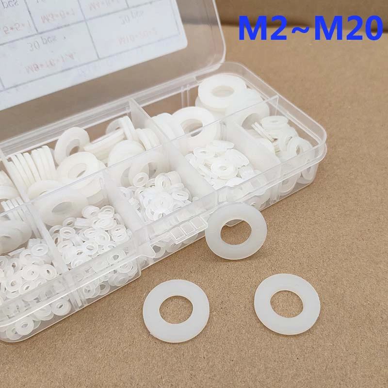 Plastic Flat Washer Set | Nylon Flat Washer Set | Nylon Gasket Set ...