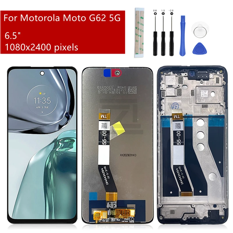For-Motorola-Moto-G62-5g-LCD-Display-Touch-Screen-Digitizer-Assembly ...