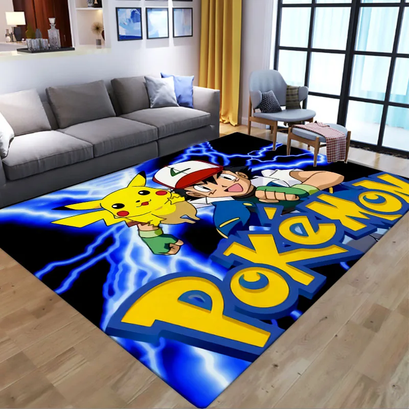 Pikachu-Cartoon-Pokemon-Anime-Large-Carpet-for-Living-Room-Play-Floor ...