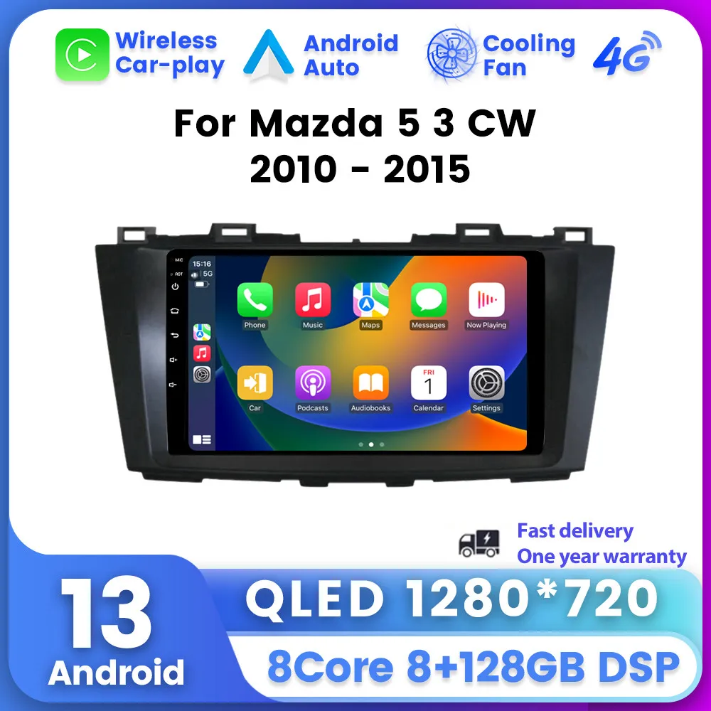 Android-13-Auto-Car-Radio-For-Mazda-5-CW-2010-2015-Multimedia-Video ...