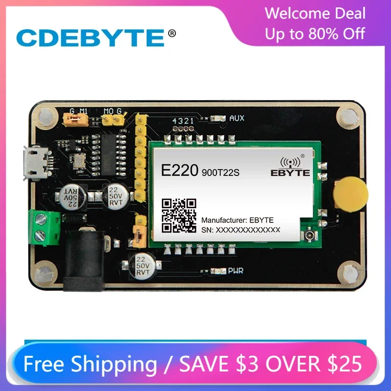 CDEBYTE-LLCC68-LoRa-Test-Board-Module-868MHz-915MHz-Test-Kit-USB ...