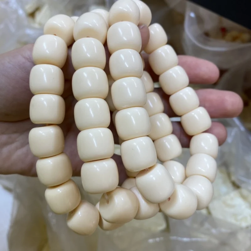 Boutique Ivory NutSpacer Cultural Artifact Prayer Beads Bracelet ...