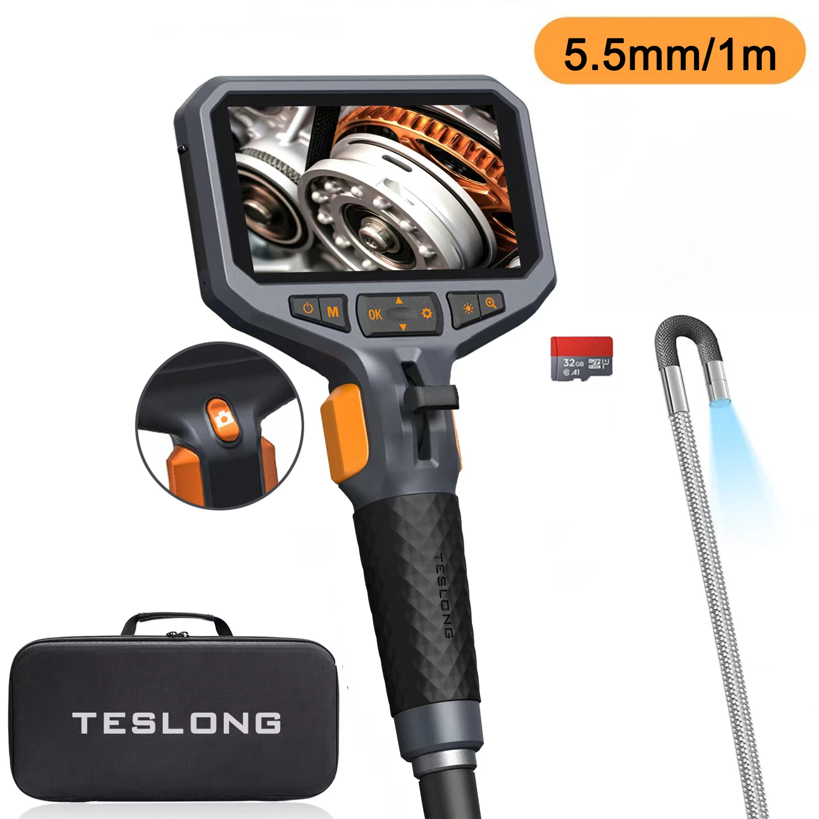 TESLONG-TD450S-5-5MM-Boroscopio-articulado-1080P-5-pulgadas-IPS ...