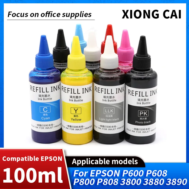 For-Epson-SureColor-P600-P608-P800-P808-3800-3880-3890-Printer-9-Colors ...