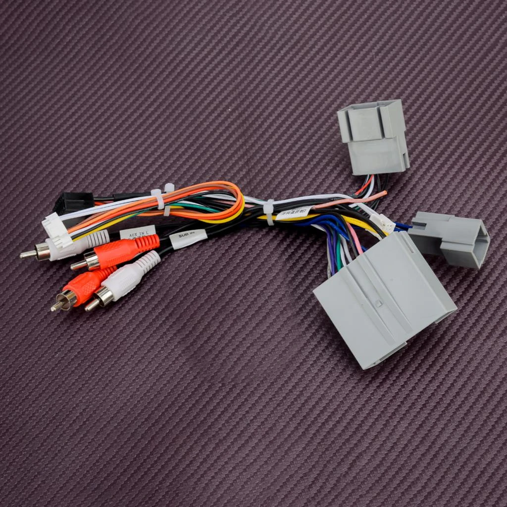 16Pin Stereo Radio Audio Cable Wiring Harness fit for Ford Explorer Escape Edge Expedition ...