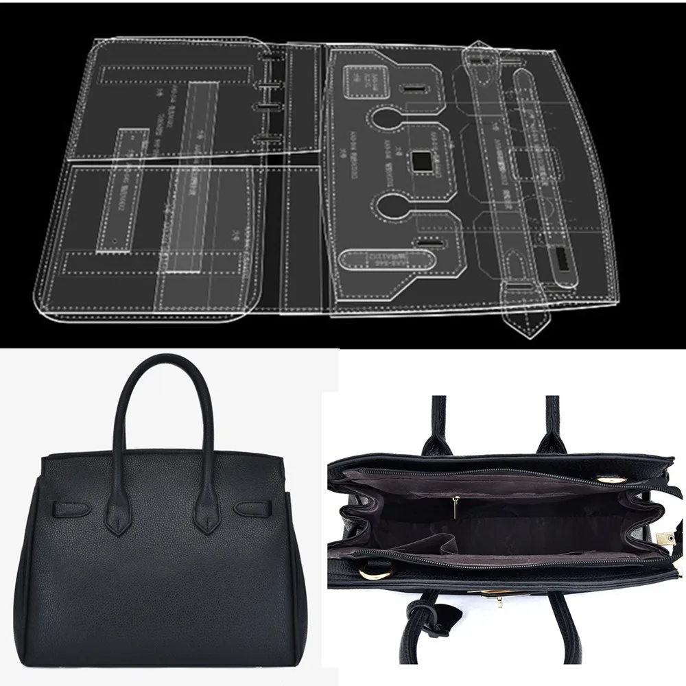 New Acrylic Leather Template DIY Leather Sewing Pattern Template For ...