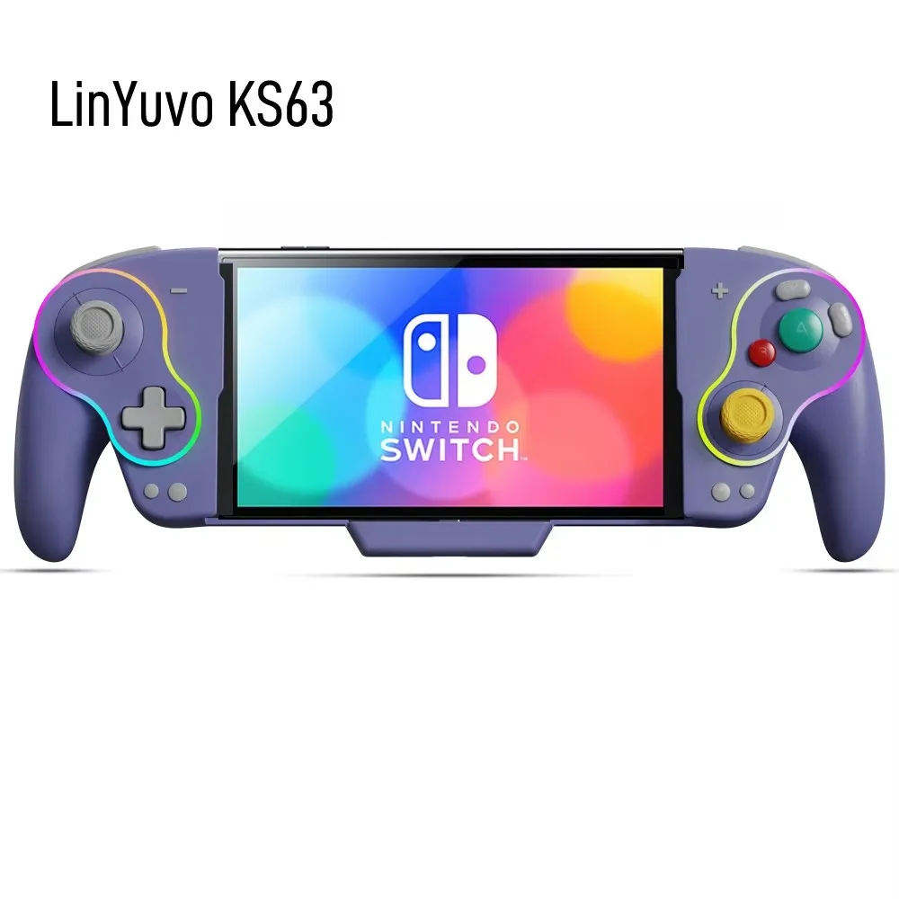 LinYuvo-KS63-Gamepad-RGB-controlador-inal-mbrico-Gamepad-para-Nintendo-Switch-OLED-Retro ...