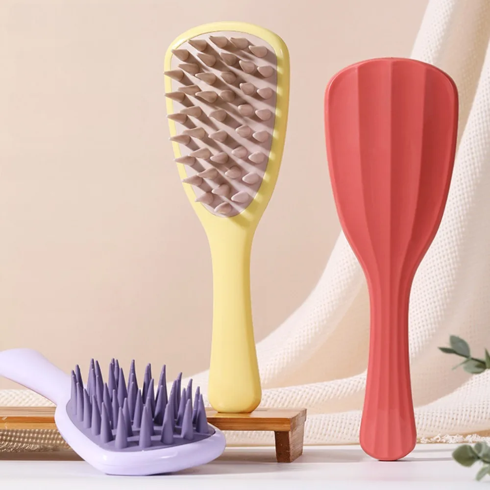 Long-Handle-Shampoo-Brush-Silicone-Scalp-Massage-Comb-Hair-Washing ...