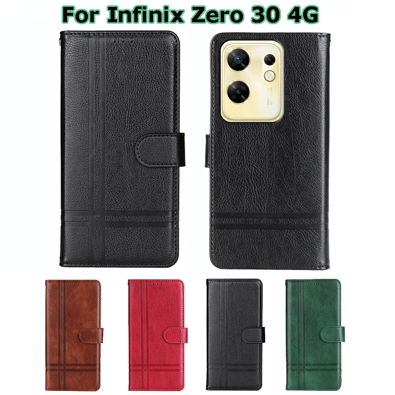Funda-Movil-para-Infinix-Zero-30-4G-Case-Leather-Wallet-Capas-Phone ...