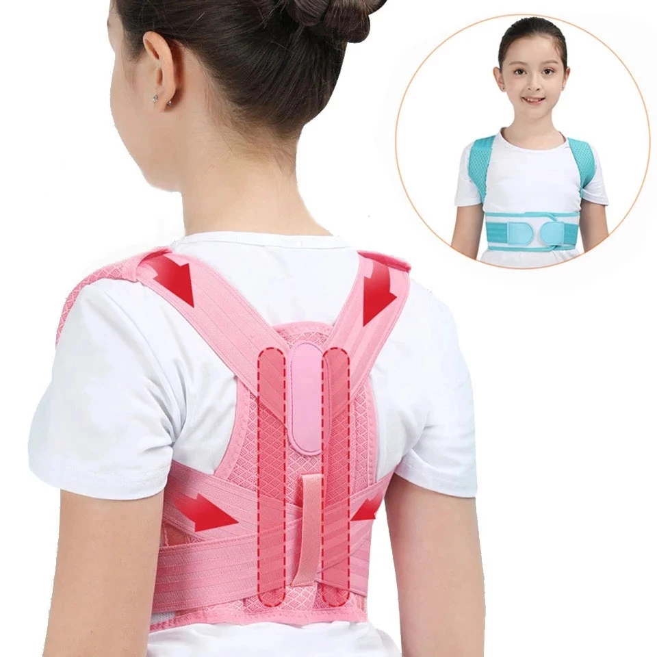 Adjustable-Children-Posture-Corrector-Back-Support-Belt-Kids-Orthopedic ...