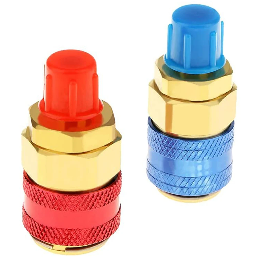 2Pcs-R134A-Freon-H-L-Adapters-Quick-Coupling-Adapter-For-Air ...
