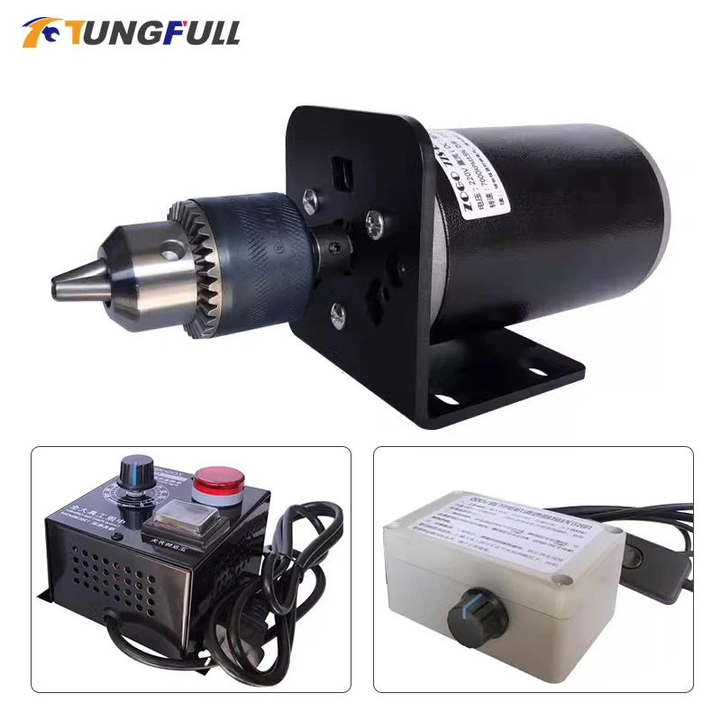 Drill-Chuck-DC-Motor-Set-220V-400W-7000RPM-High-Speed-Small-Bench-Drill-Adjustable-Speed ...