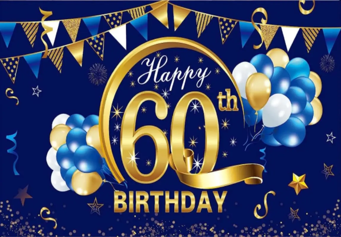 60th Birthday Background