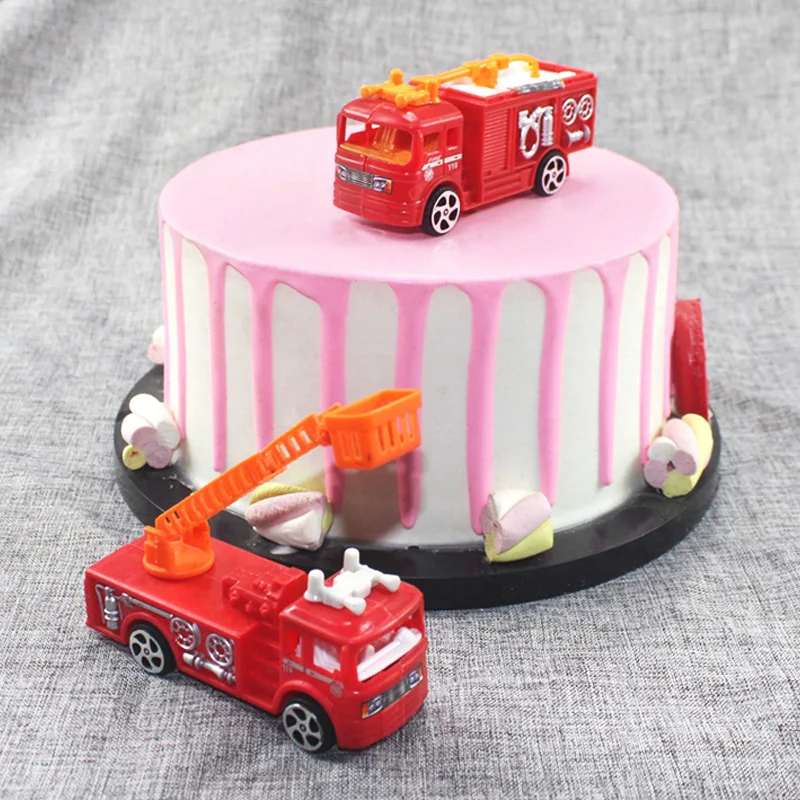 Pink Fire Truck Toy