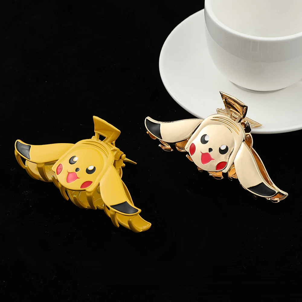 Anime-Pokemon-Cute-Hair-Pins-Cartoon-Figure-Pikachu-Crab-Clip-Hair ...