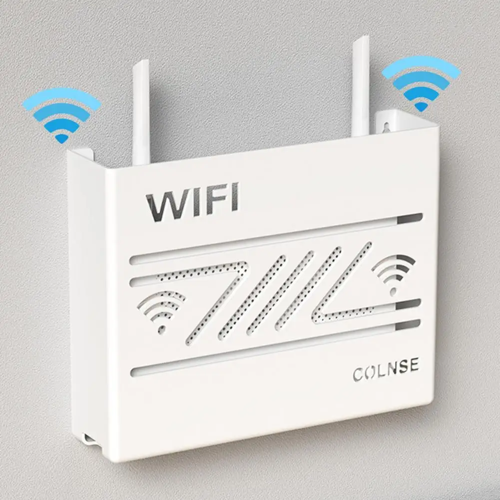 Wall-Mount-WiFi-Router-Box-Modern-Hollow-Heat-Dissipation-Multi ...