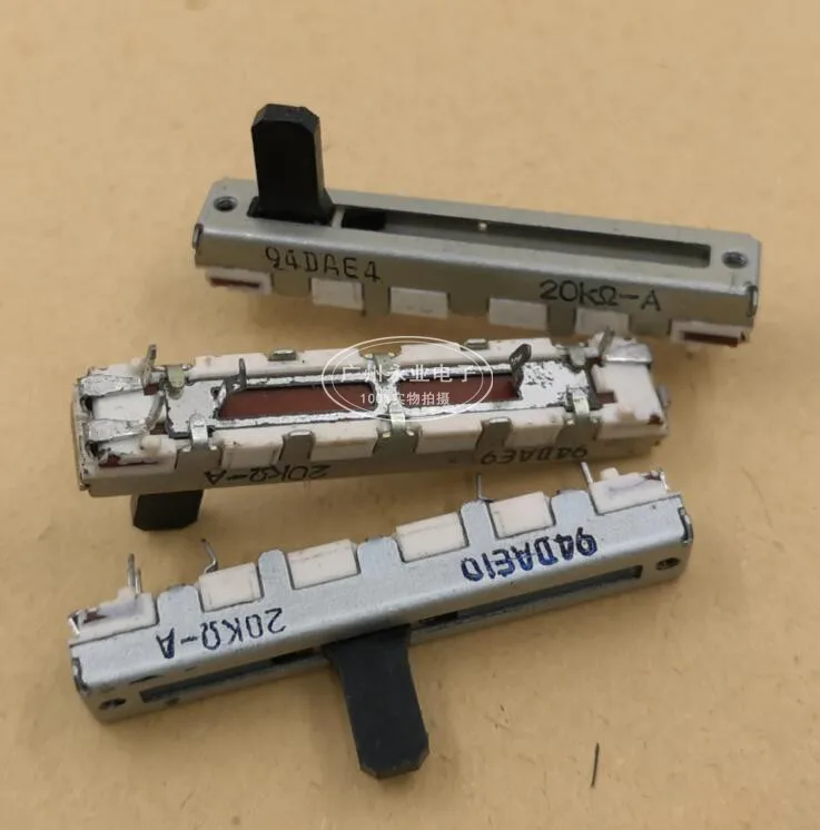 1-Piece-45MM-Single-3-Feet-Slide-Fader-A20K-Handle-Length-10MM-Volume ...