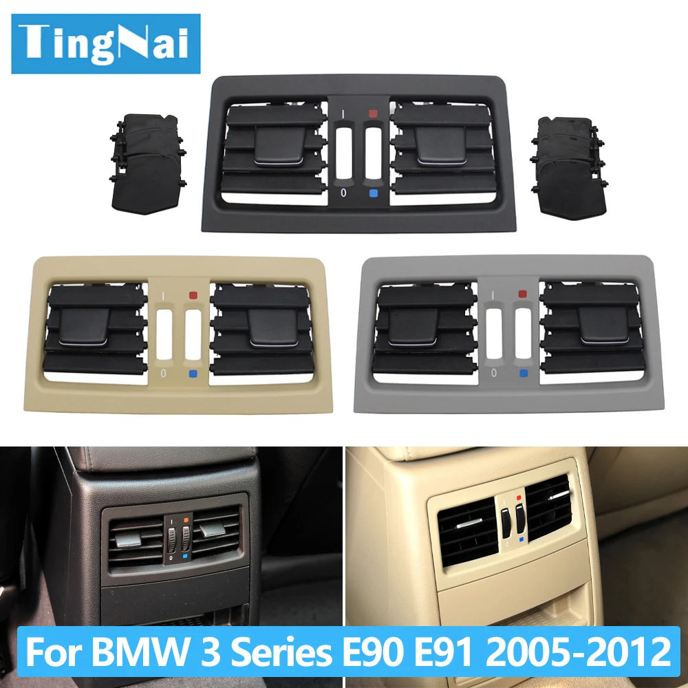Car-Rear-Center-Console-Heater-AC-Vent-Grille-Air-Vent-Panel-For-BMW-3 ...