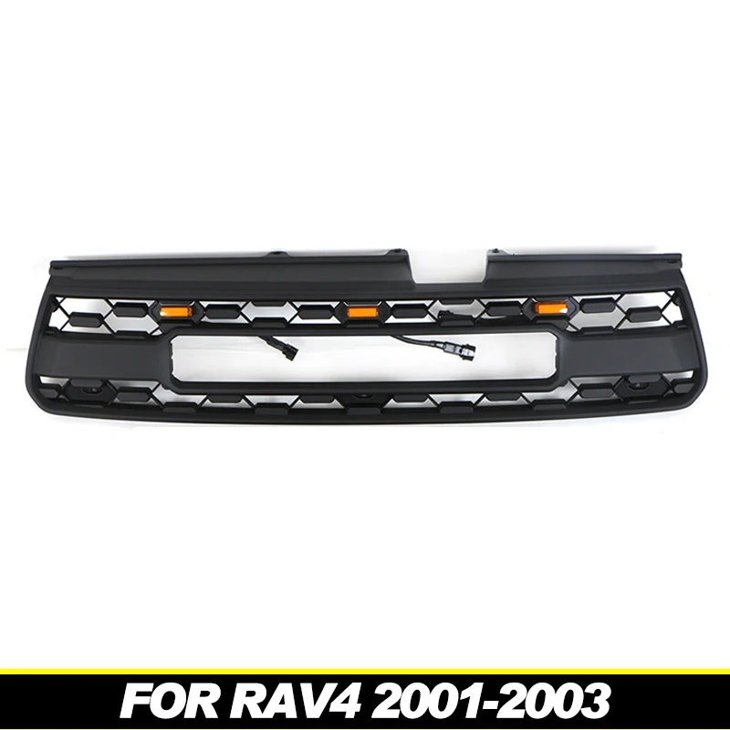 Auto-Parts-Grill-With-Led-Lights-Front-Bumper-Grille-Modification ...