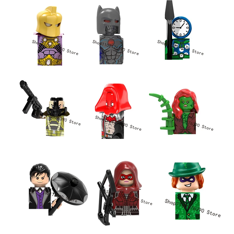 Batman Building Blocks Alfred Bricks Toys Penguin Two-Face Riddler ...