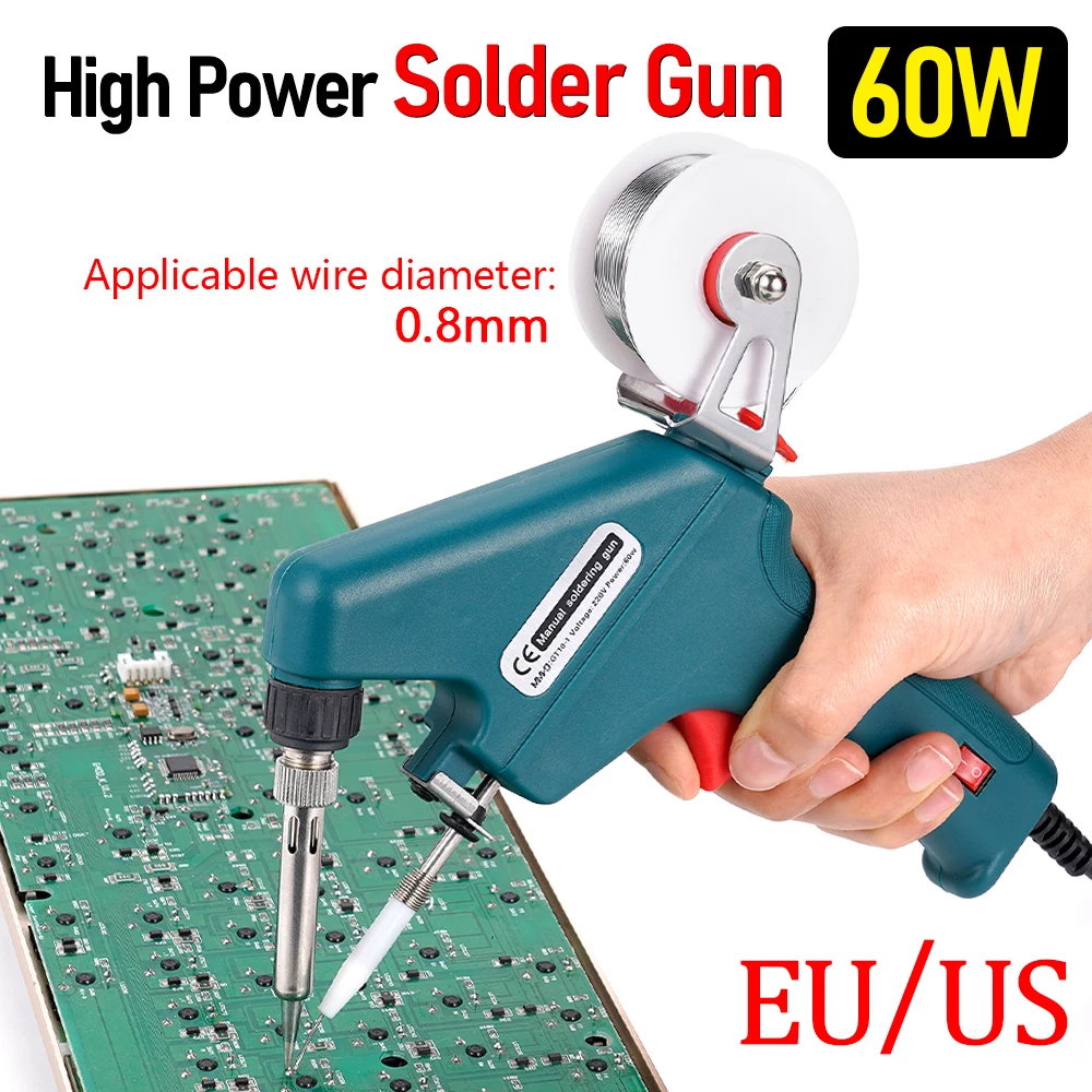 Green-Soldering-Iron-60W-Eagle-Beak-Heat-Absorbing-Handheld-Gun-0-8mm ...