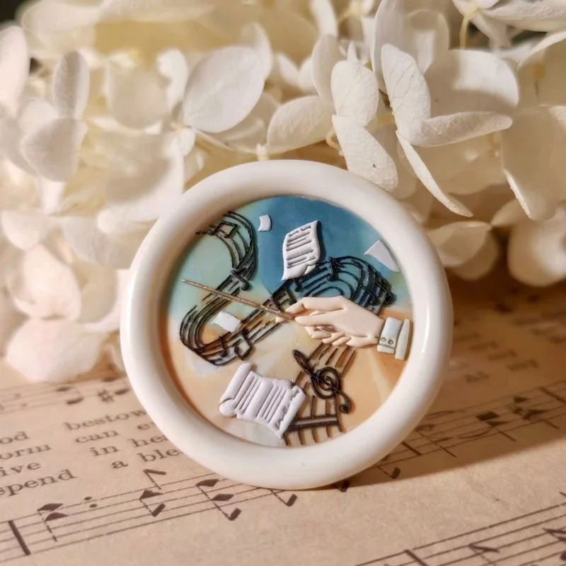 Fire-Seal-Stamp-Copper-Seal-Head-Rhapsody-Series-Score-Baton-Note-Stamp ...