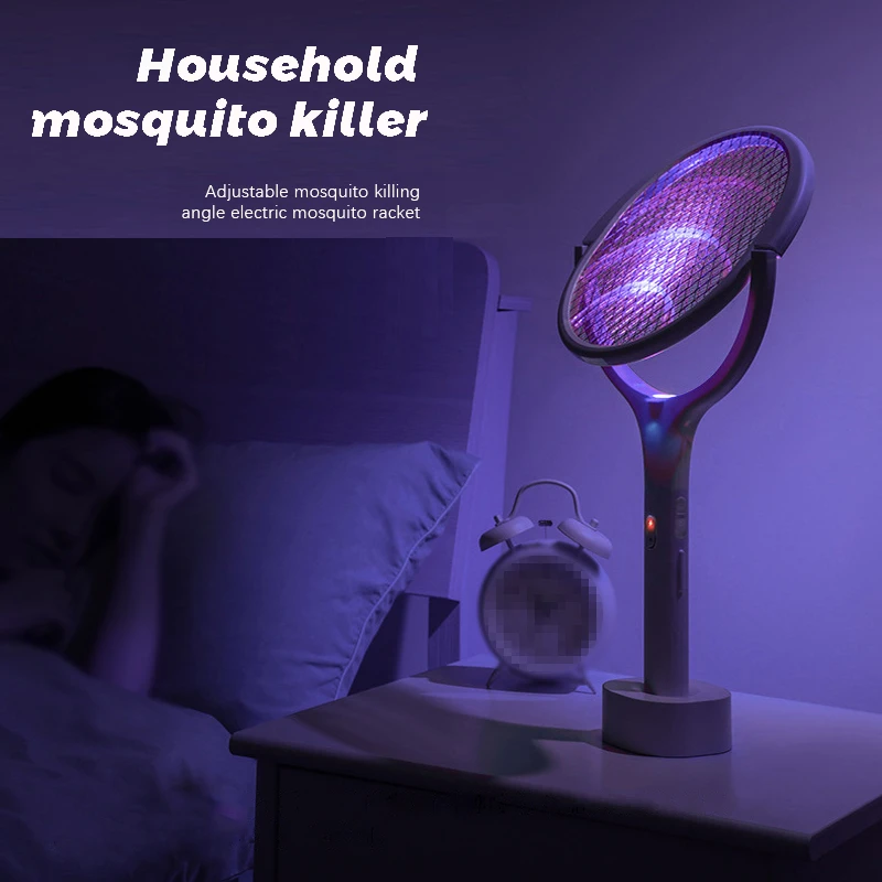 Rechargeable Electric Mosquito Racket | Kills Flies Electric Mosquitoes ...