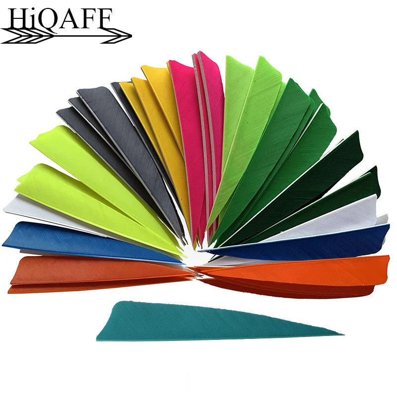 100Pcs-Hi-Q-4Inch-Shield-Archery-Arrow-Feather-Fletching-RW-Hunting-Bow ...