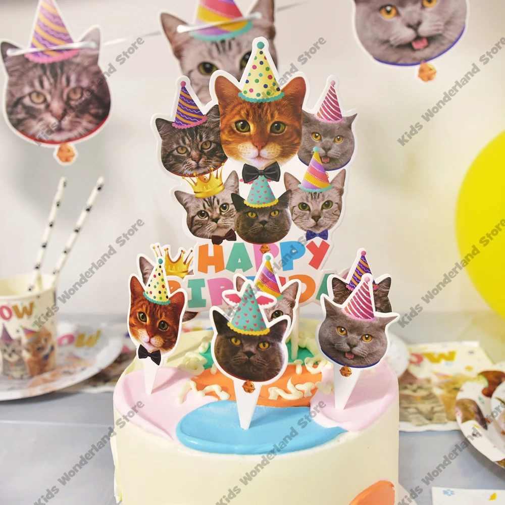 Cat Happy Birthday Cake