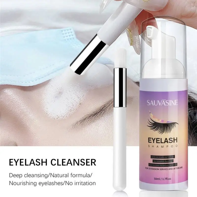 Eye Lash Foam Cleaner Small And Portable Easy To Use Eye Lash Cleaner ...