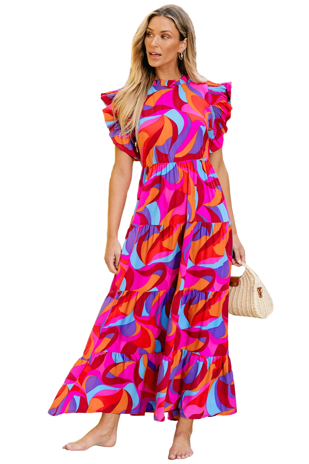 Orange-Abstract-Printed-High-Waist-Ruffle-Tiered-Long-Dress.jpg