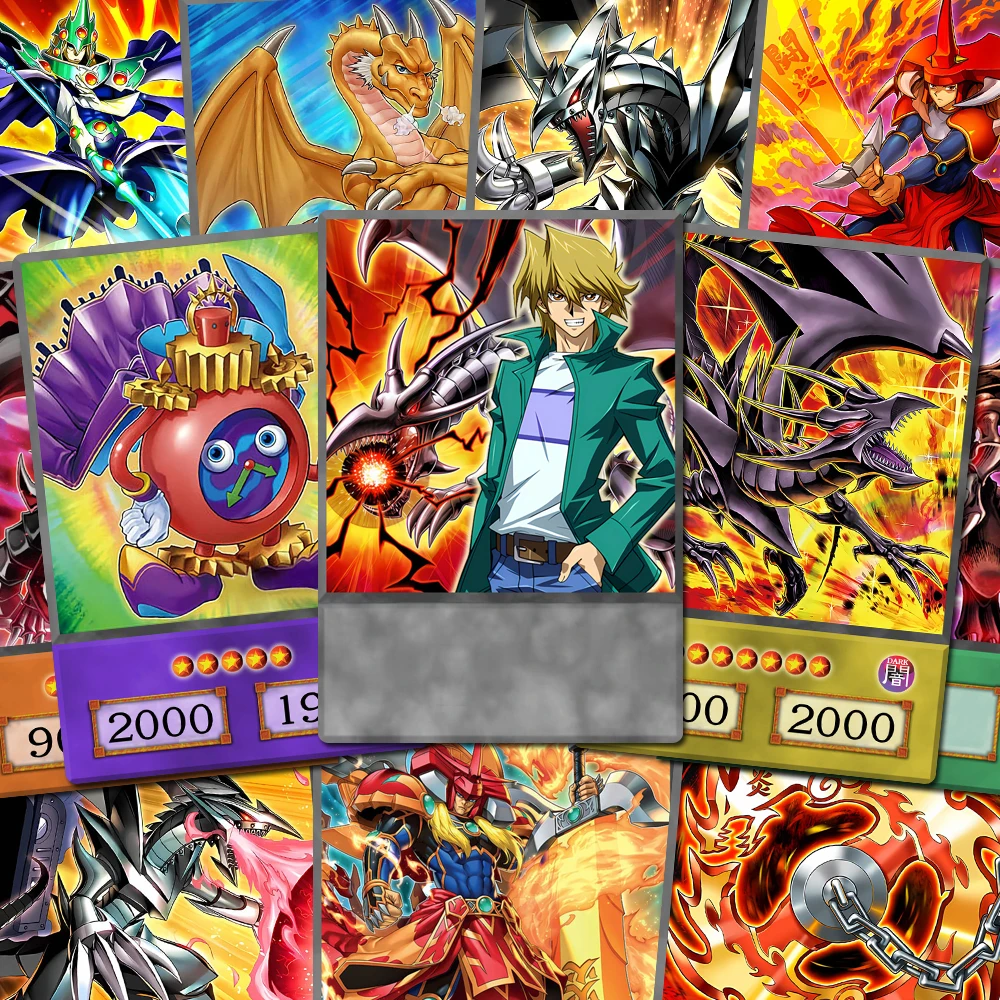 50pcs/set YGO Joey Wheeler Modern Cards Collection Red-Eyes Black ...