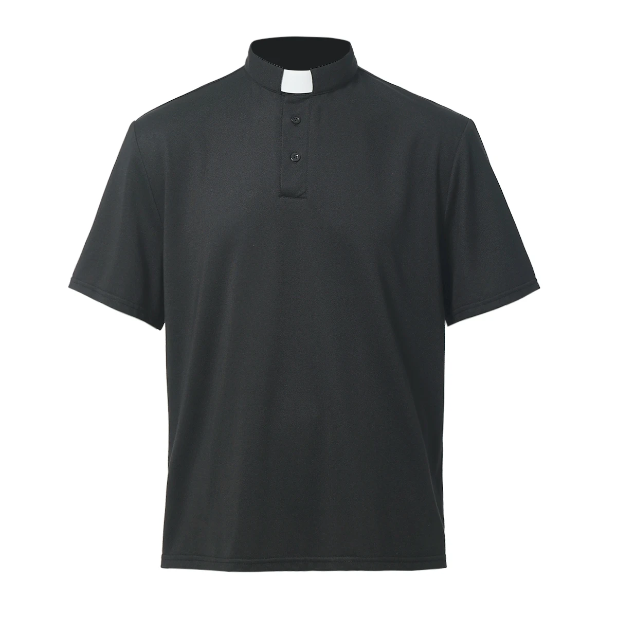 Men's Clergy Tab Collar Polo Shirt Short Sleeve Pastor Minister ...