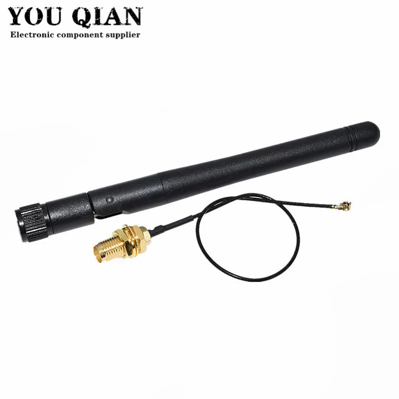 2.4G antenna folded Bluetooth-compatible wifi module ZigBee antenna SMA ...