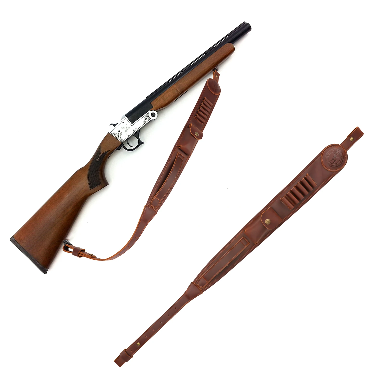 Leather Rifle Holder Tourbon | Leather Hunting Accessories | Leather ...