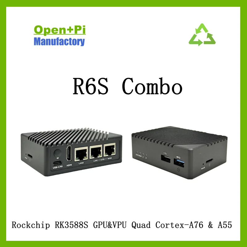 Select-Pi-Nano-R6S-Router-8G-RAM-32G-eMMC-Rockchip-RK3588S-GPU-VPU-Quad ...
