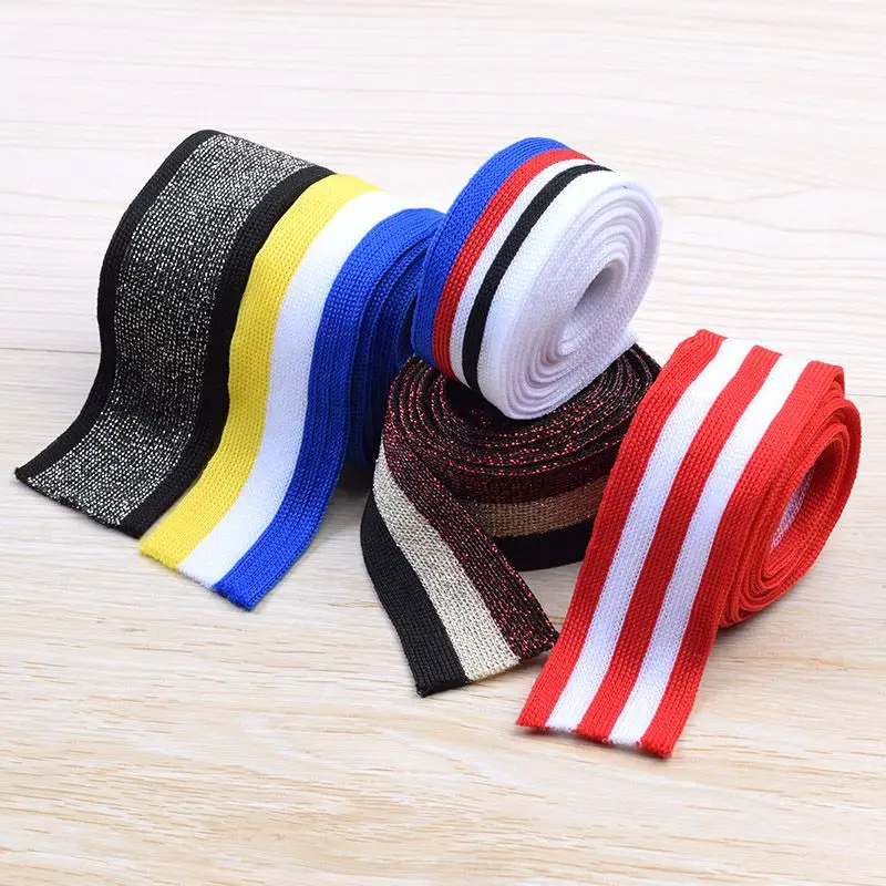Colorful stripe woven fabric clothing accessories clothing sports pants ...