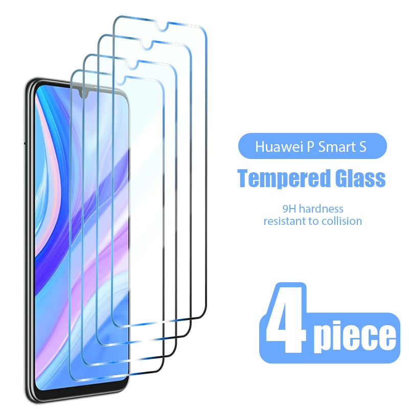 4pcs Tempered Glass For Huawei Mate 20 30 Lite Y5 Y6 Y7 Y9 Prime 2019 ...