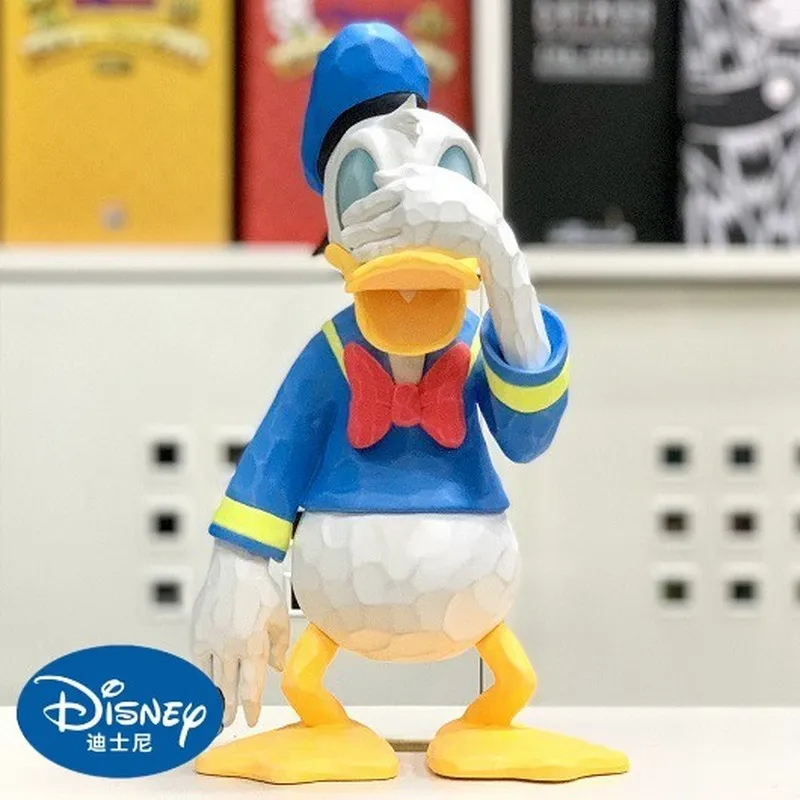 Disney-Donald-Duck-Genuine-Original-Wood-Carving-Model-Blocking-Face ...