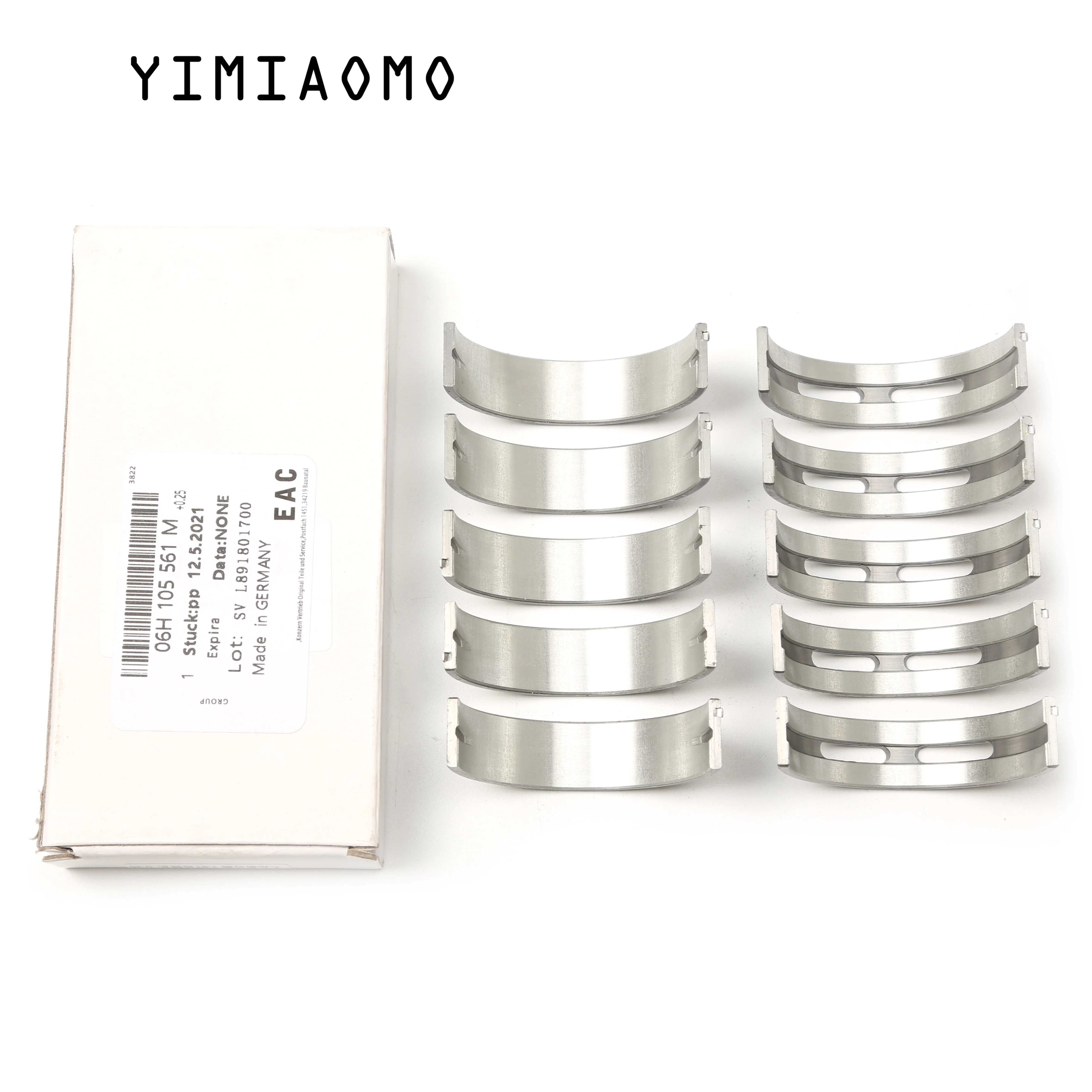 06H105561K 크랭크 축 베어링 대형 0.25MM 아우디 A3 A4 Q5 폭스 바겐 비틀 골프 Tiguan Skoda ...