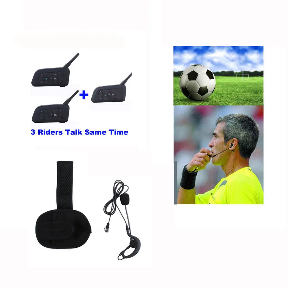 New Stable Model Earphone 3 Referees Talk same time Football Referee ...