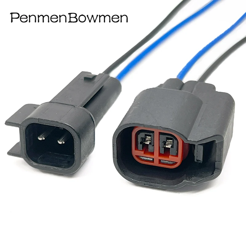 2-Pin-Auto-Fuel-Injector-Nozzle-Plug-Electronic-Connector-Wire-Harness ...