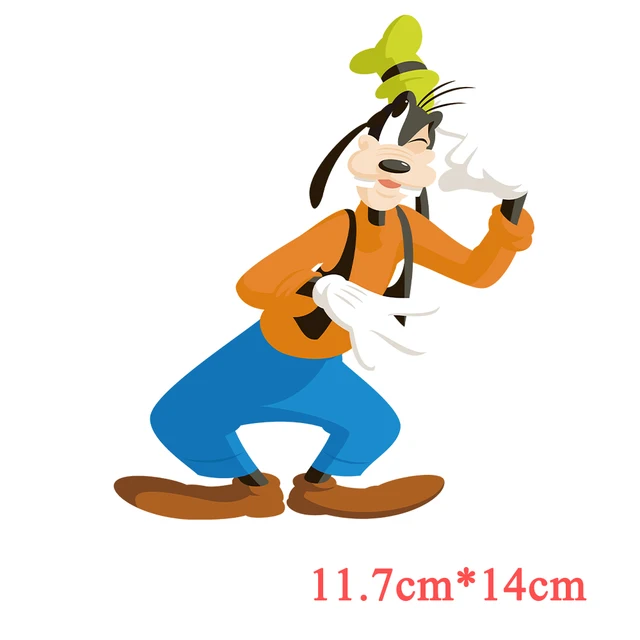 Goofy Kids Disney Patches for Clothing Heat Transfer Stickers Parches ...