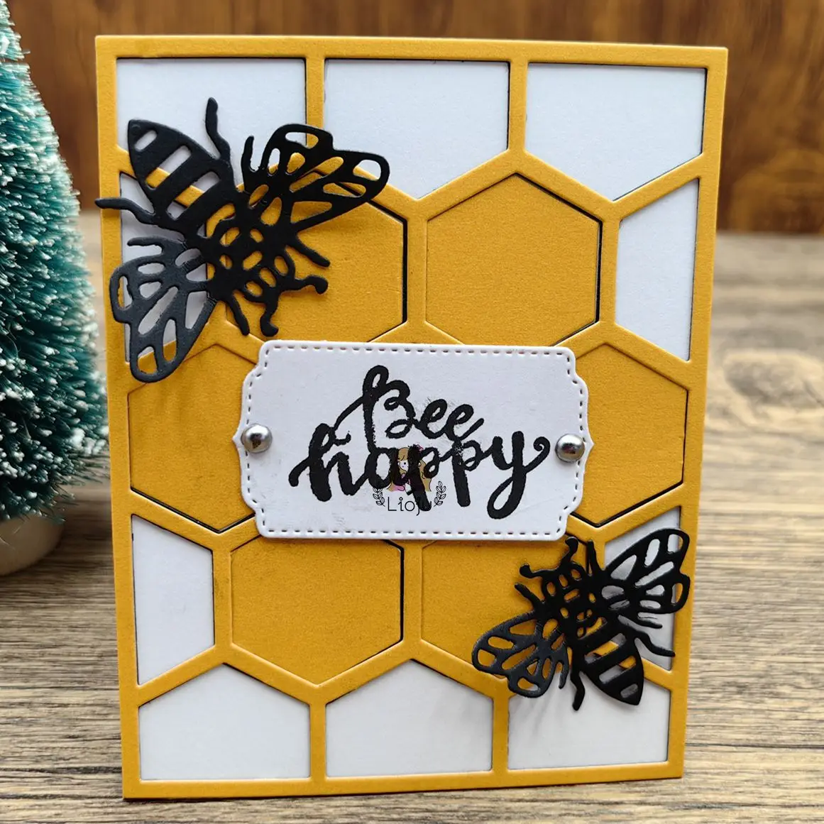 Honeycomb Bee Hive Dies Scrapbooking Die Cuts Embossing Dies Cut ...