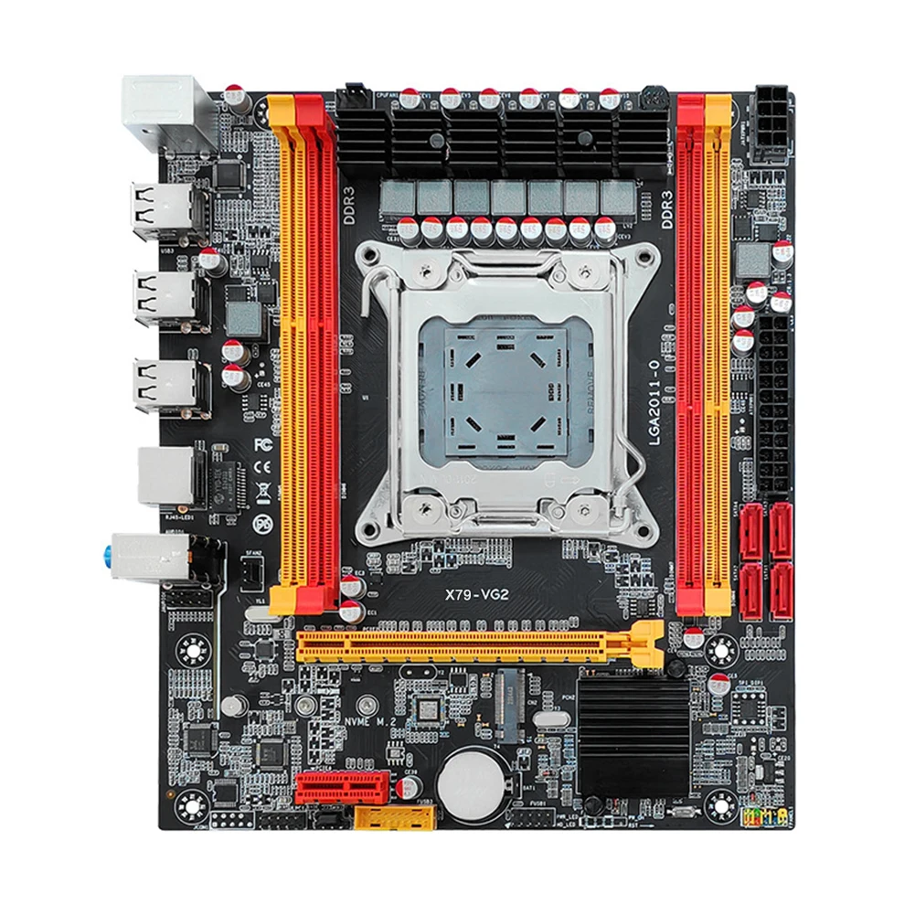 Placa-base-de-ordenador-X79-compatible-con-memoria-DDR3-LGA-2011-placa ...