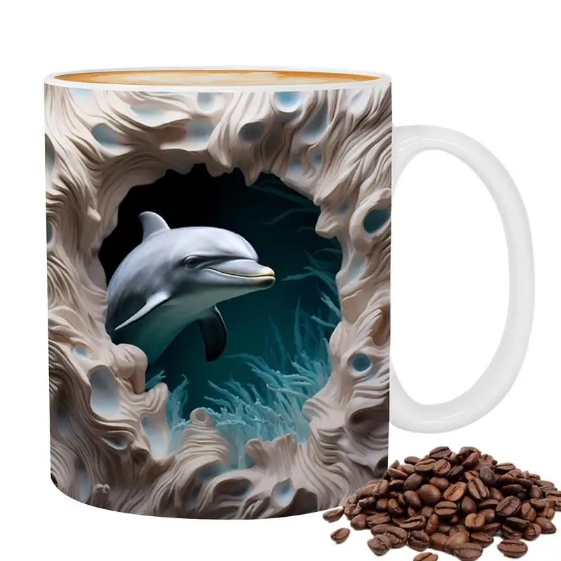3D-Dolphin-Mug-3D-Flat-Painted-Ceramic-Coffee-Mugs-Coffee-Mugs-Novelty ...