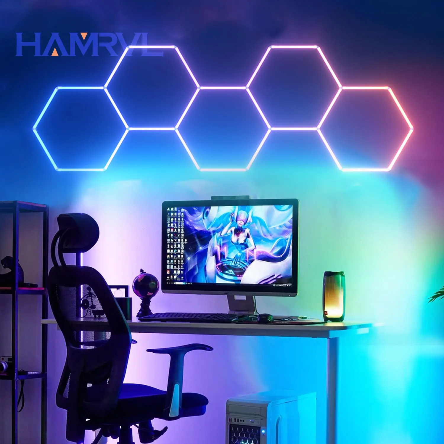 RGB-Latest-Hexagon-Lighting-Kits-with-Vibrant-RGB-Color-Changing-LEDs ...