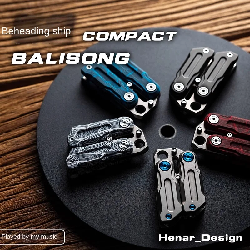WANWU-EDC-Chopper-Compact-Butterfly-Flip-EDC-Titanium-Alloy-Bottle ...